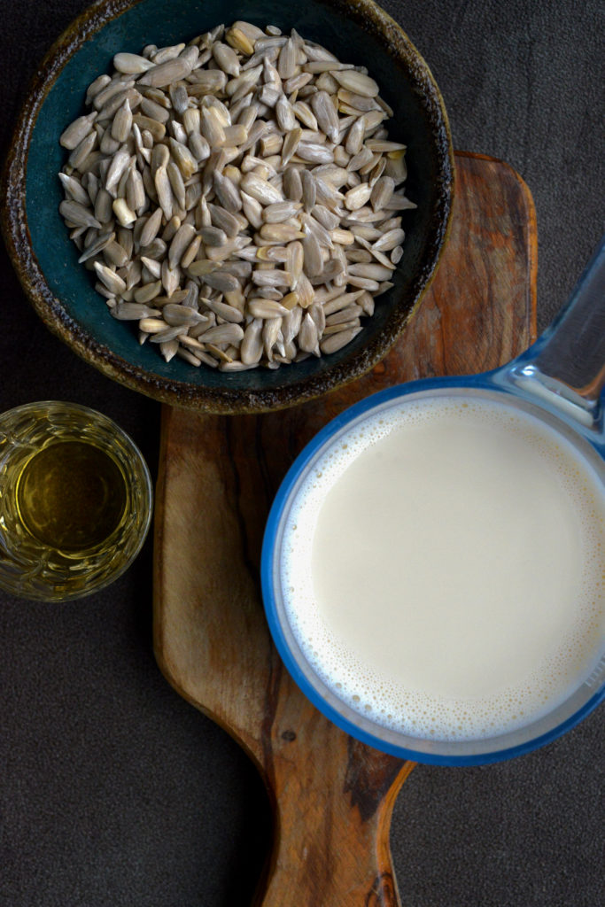 3-Ingredient Vegan Sunflower Seed Sour Cream | Salad Therapy